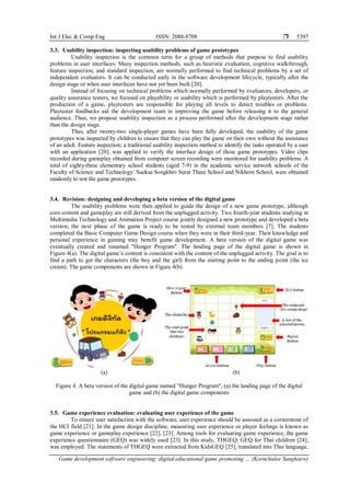 Game development software engineering: digital educational game promoting algorithmic thinking | PDF