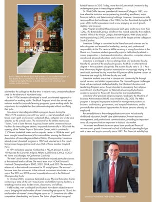 Limestone College History (2015) | PDF