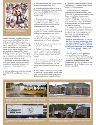 Limestone College History (2015) | PDF