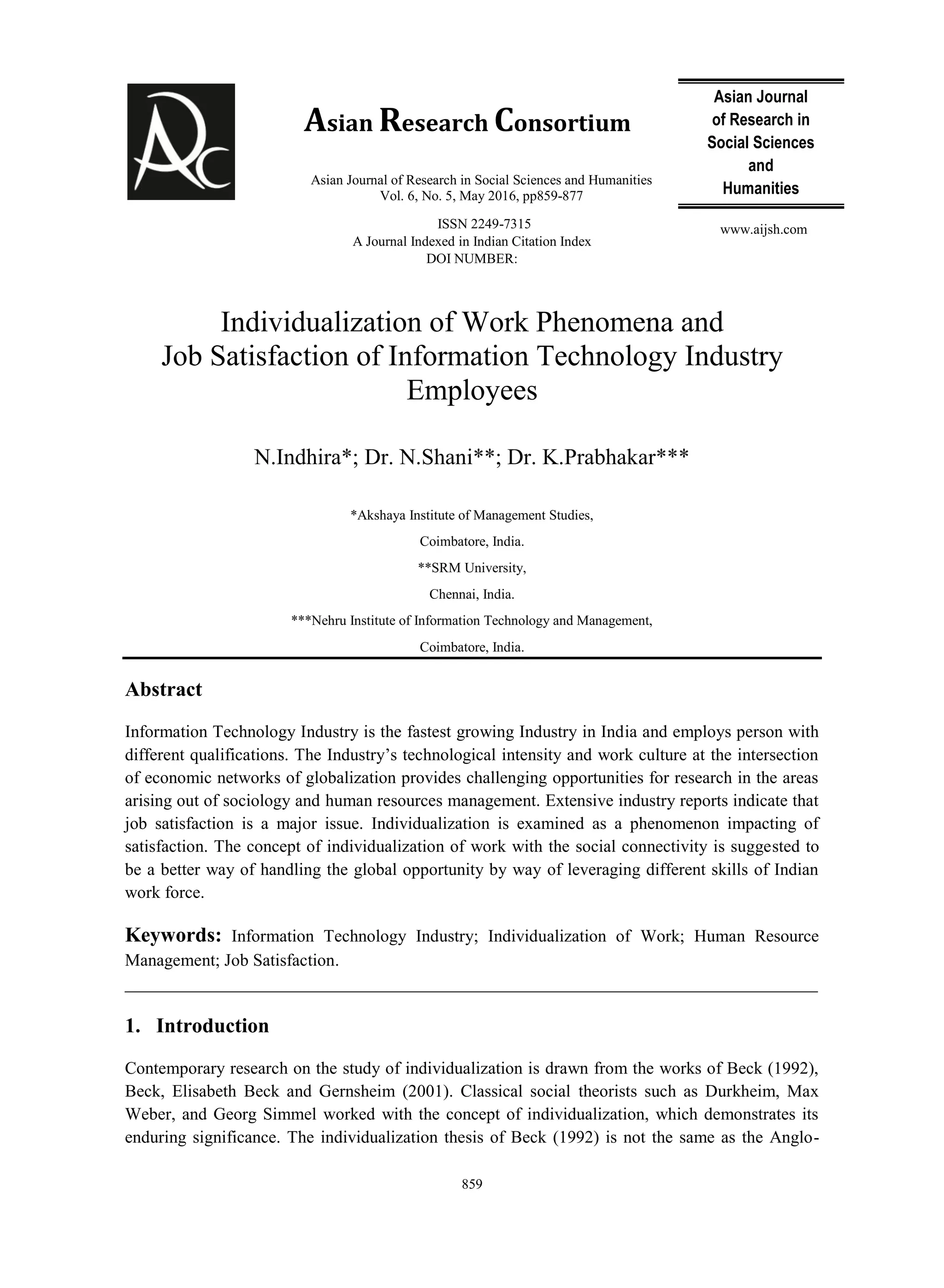 Individualization | PDF