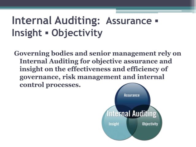 Value of internal auditing | PPTX