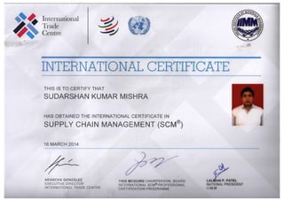 ITC Certificate | PDF