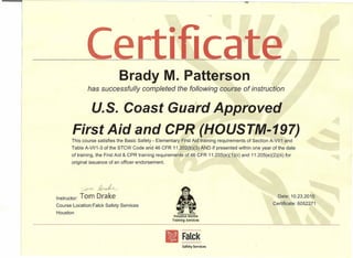 First Aid & CPR 23-Oct.-15 | PDF