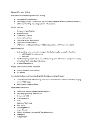 Managed Pressure Drilling | PDF
