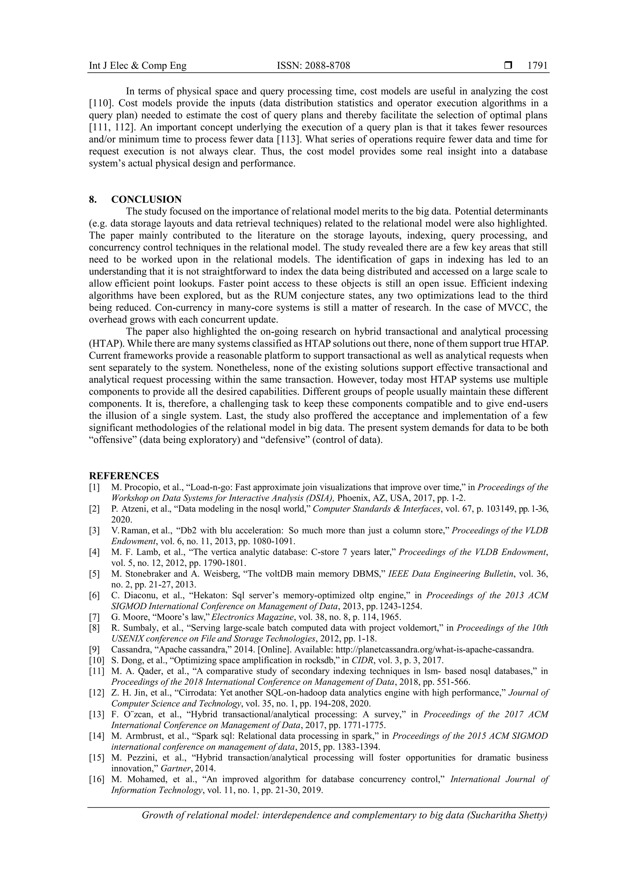 Growth of relational model: Interdependence and complementary to big data | PDF