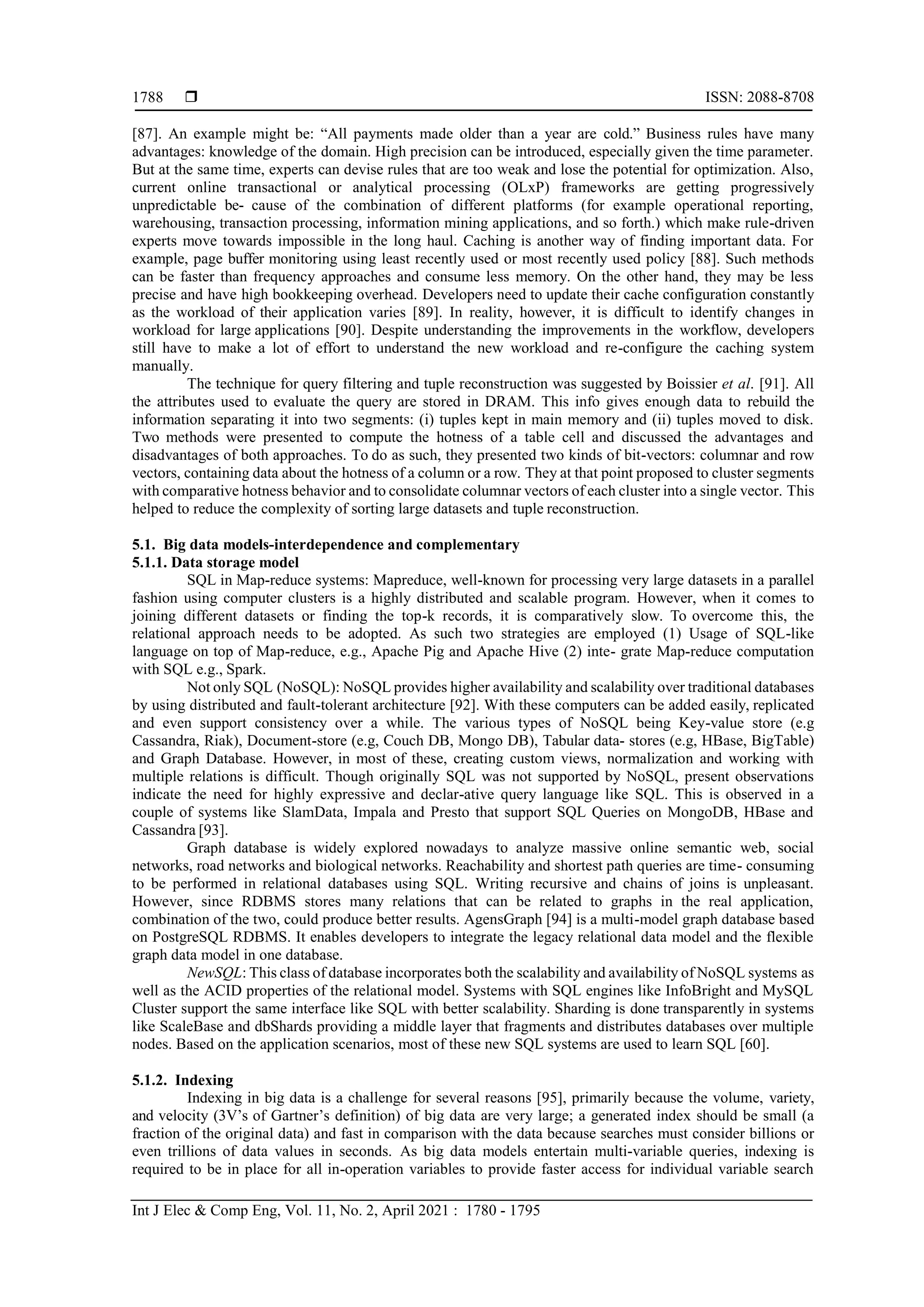 Growth of relational model: Interdependence and complementary to big data | PDF