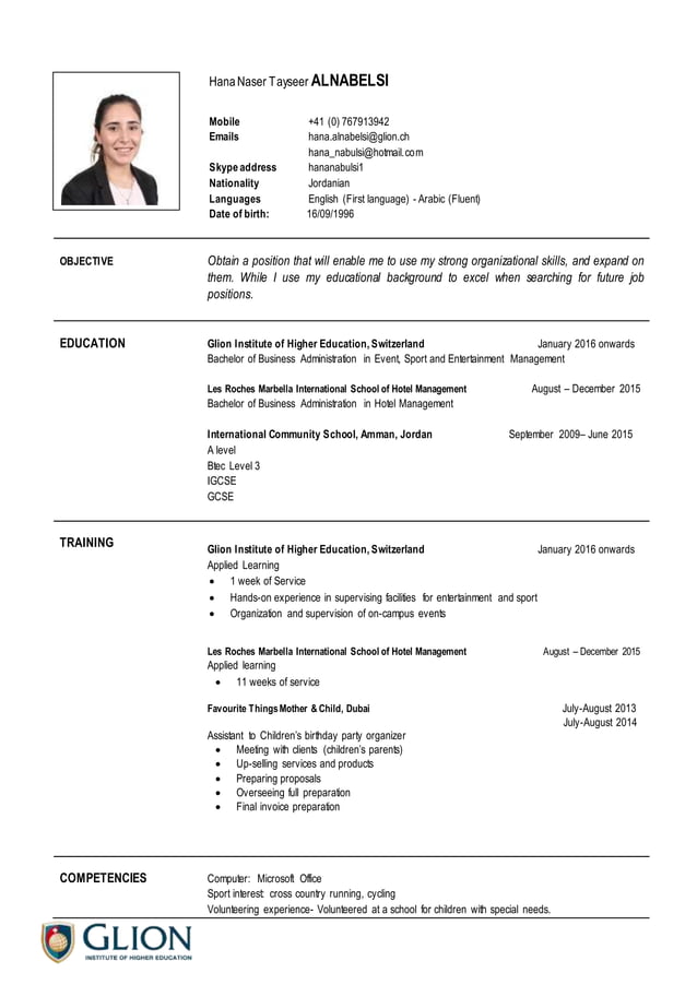 ESE CV HANA222 | PDF