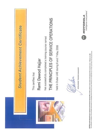 Training Certificates | PDF