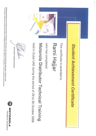 Training Certificates | PDF