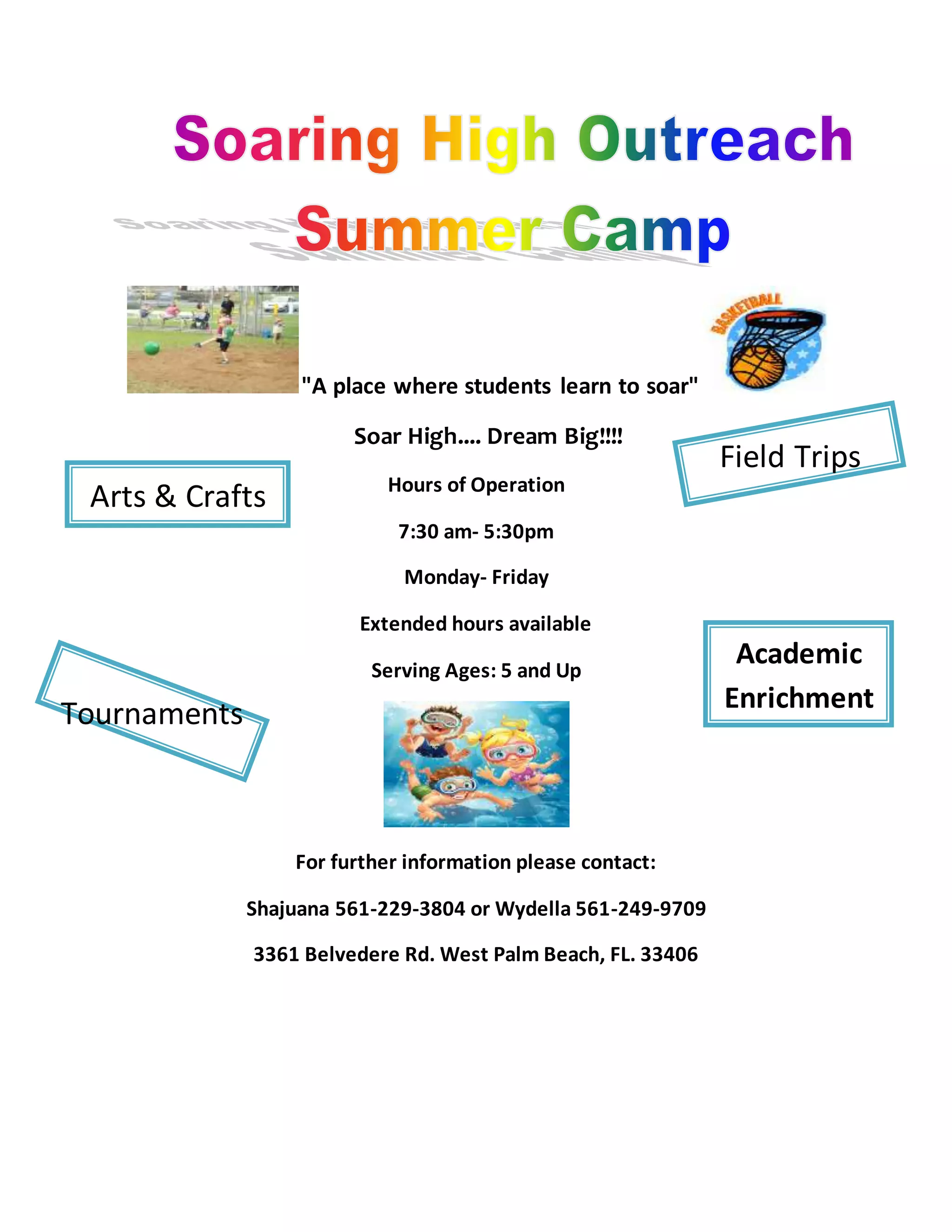 Soaring High Summer Camp Flyer | PDF