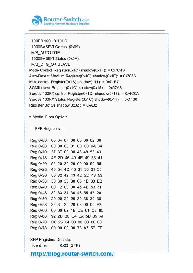 892 f sfp configuration example | DOCX | Computer Networking | Computing