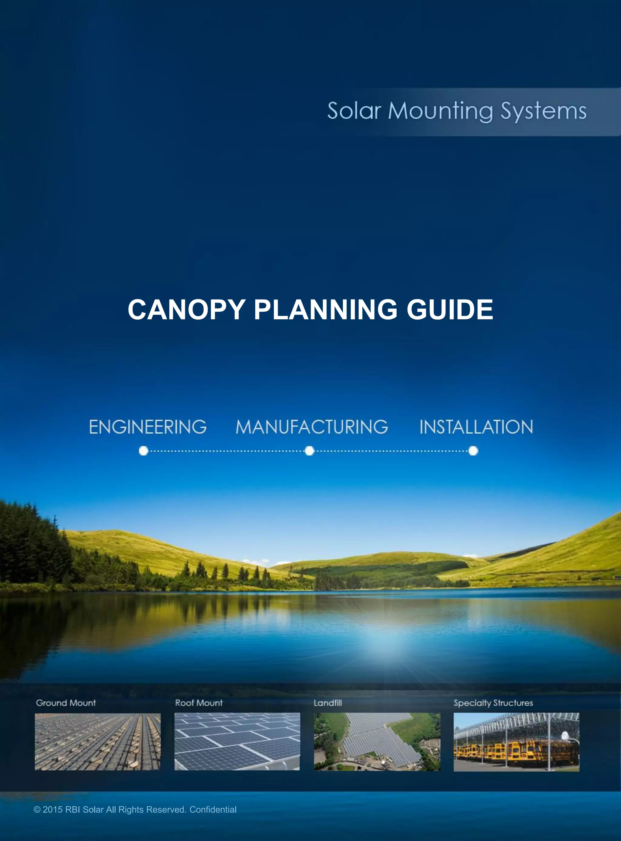 RBI Solar - Canopy Planning Guide | PDF