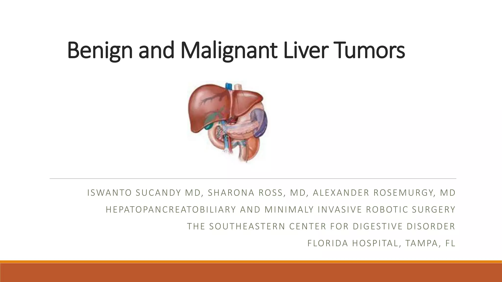 Liver Tumors | PPTX