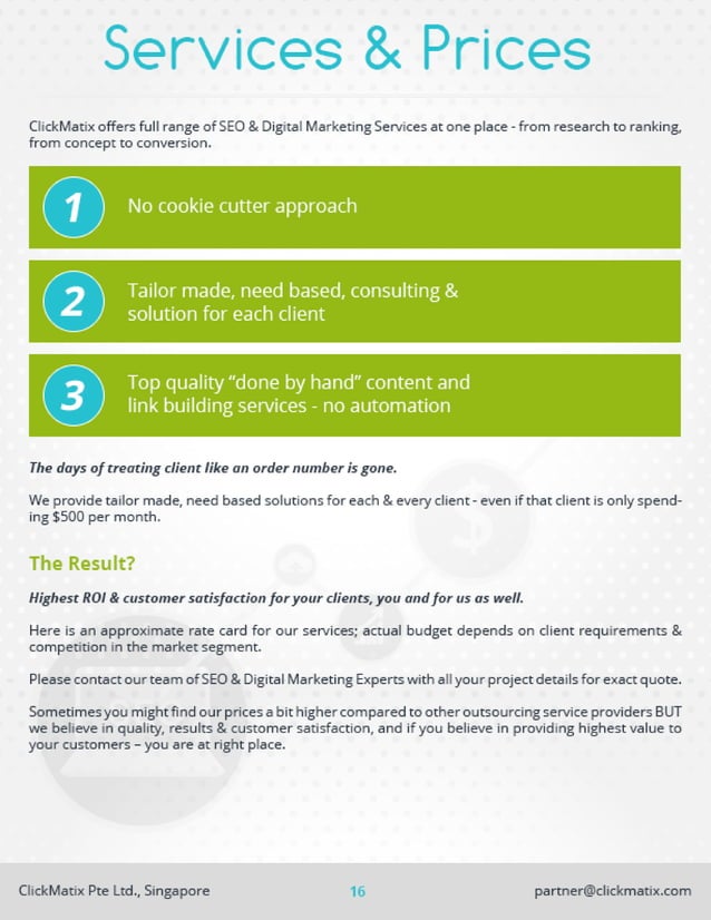 Clickmatix - Agency Profile | PDF | Free Download