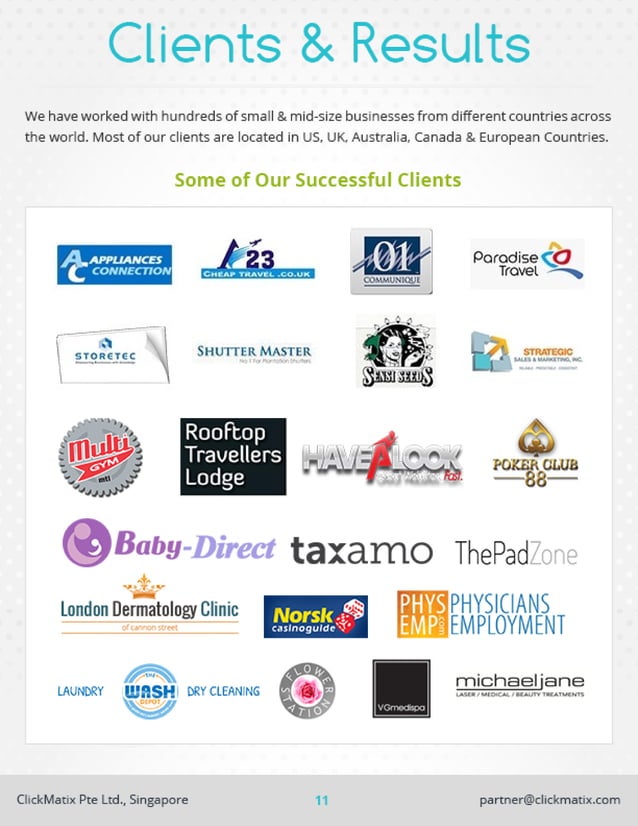 Clickmatix - Agency Profile | PDF | Free Download