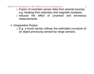 Multisensor Fusion and Integration - pres | PDF