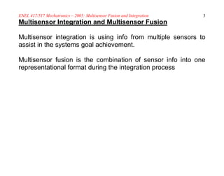 Multisensor Fusion and Integration - pres | PDF