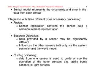 Multisensor Fusion and Integration - pres | PDF