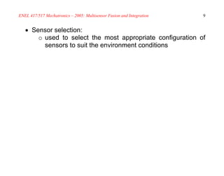 Multisensor Fusion and Integration - pres | PDF