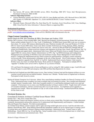 Richard Clapp Mar 2015 short resume | PDF