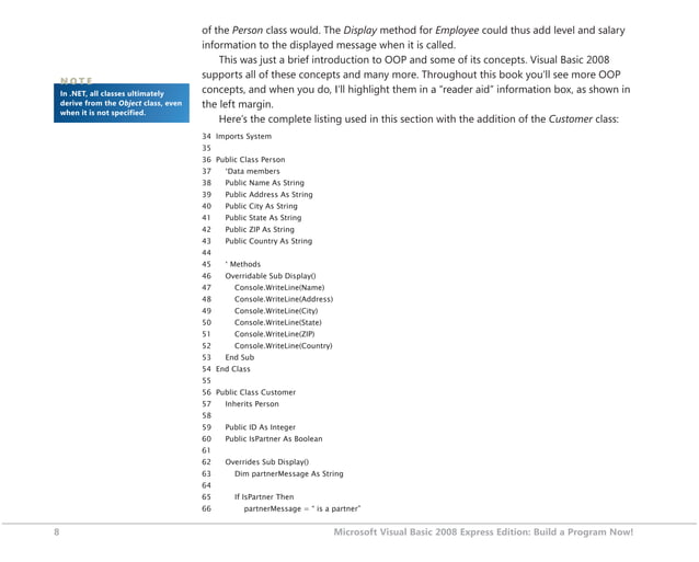 Microsoft Visual Basic 2008 Express Edition Build a Program Now Pelland | PDF