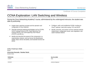 cisco lan switching wireless | PPT