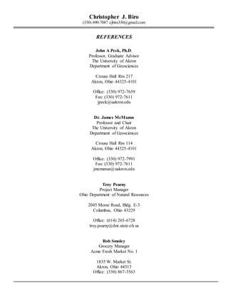 C. Biro Resume 2016 | DOCX