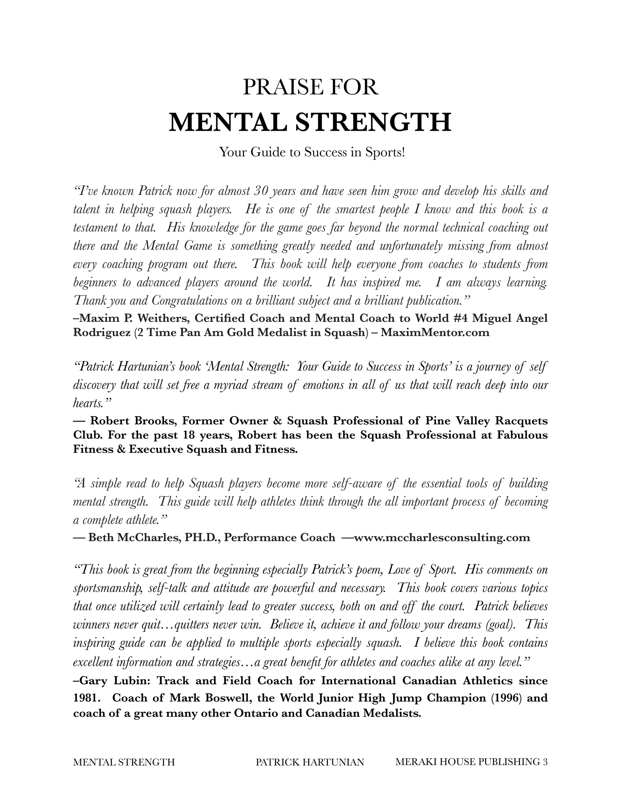 MENTAL STRENGTH_ Press Release June 2016 | PDF