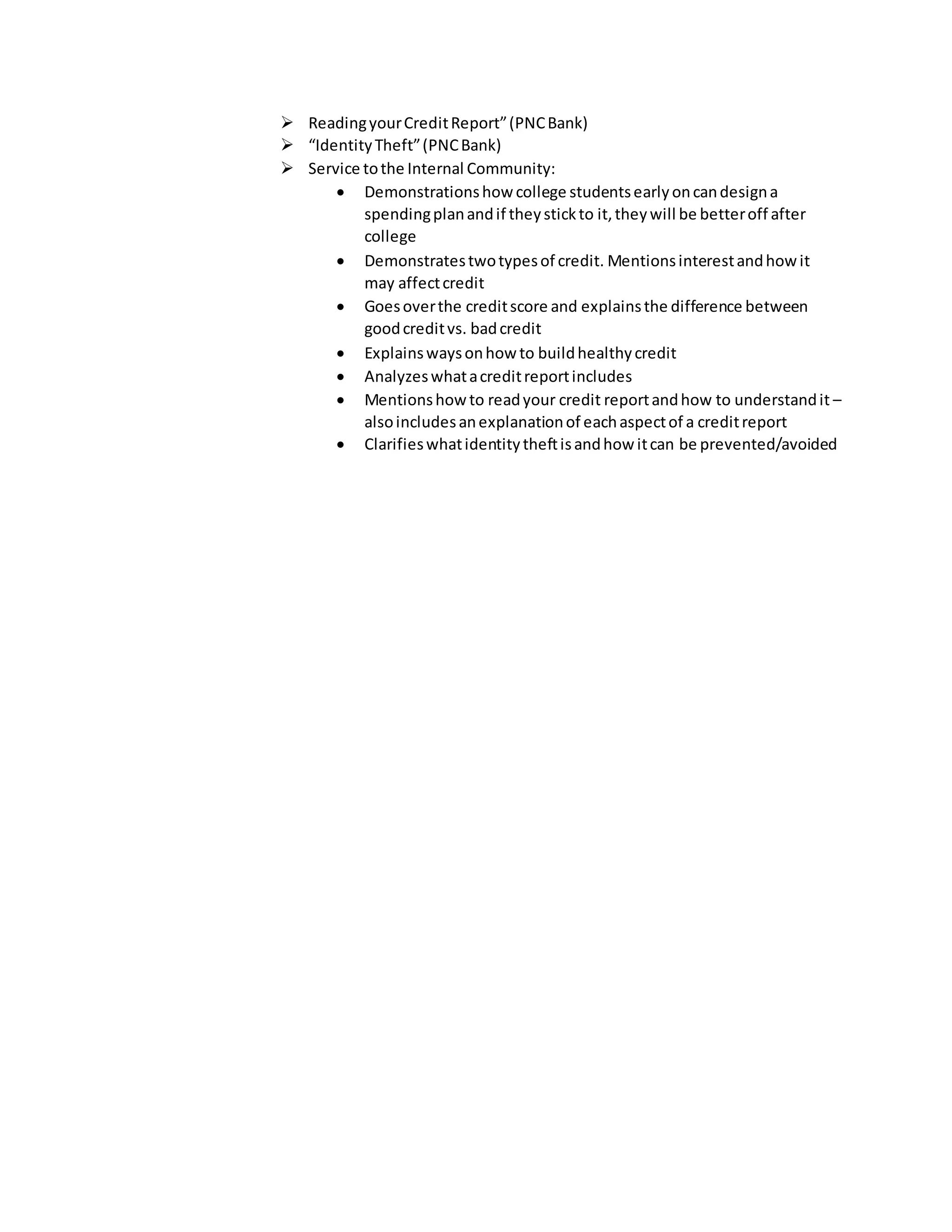 Outline of Financial Literacy Series | DOCX | Business Accounting ...