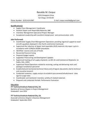 RMC.resume | PDF