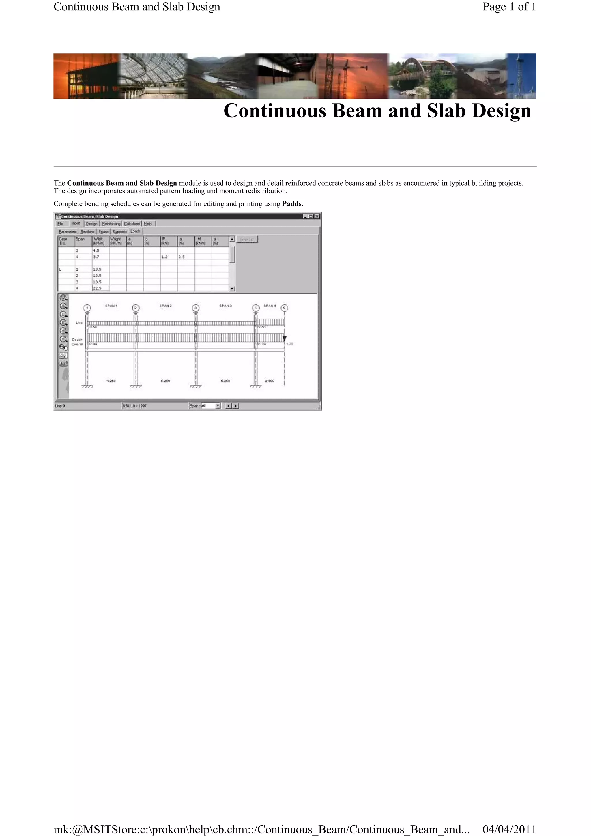89505650 concrete-beam-and-slab-design-using-prokon | PDF