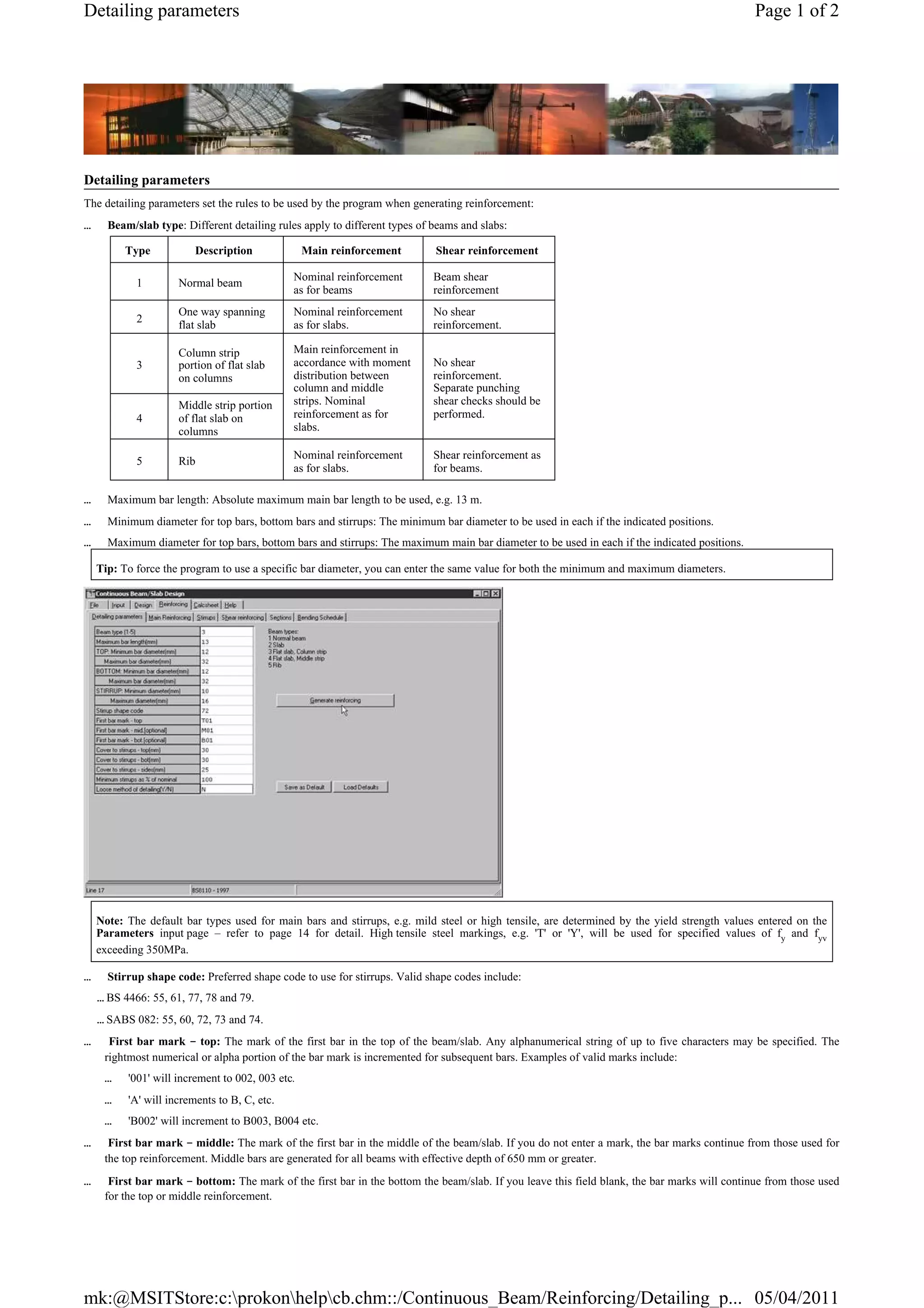89505650 concrete-beam-and-slab-design-using-prokon | PDF