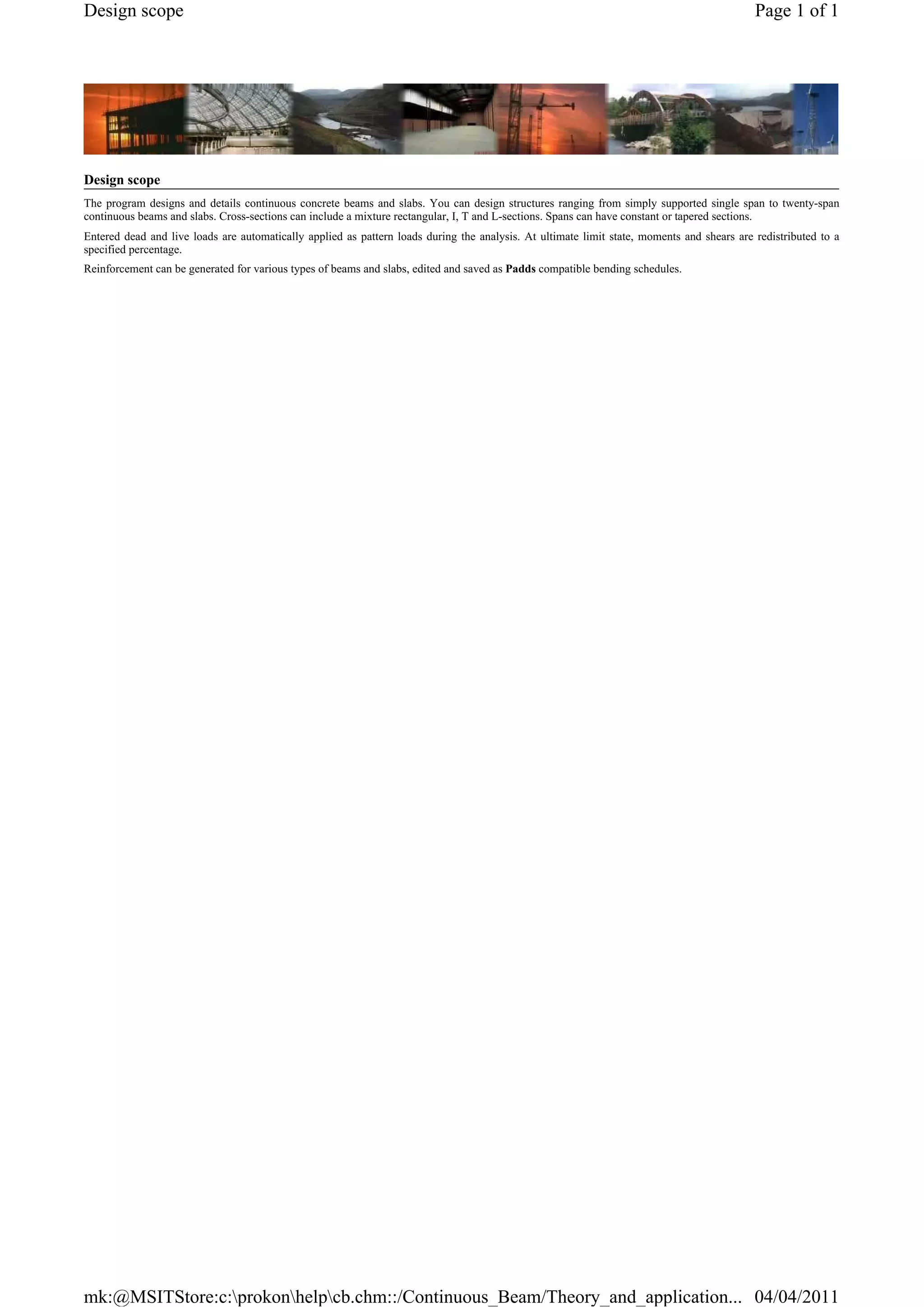 89505650 concrete-beam-and-slab-design-using-prokon | PDF