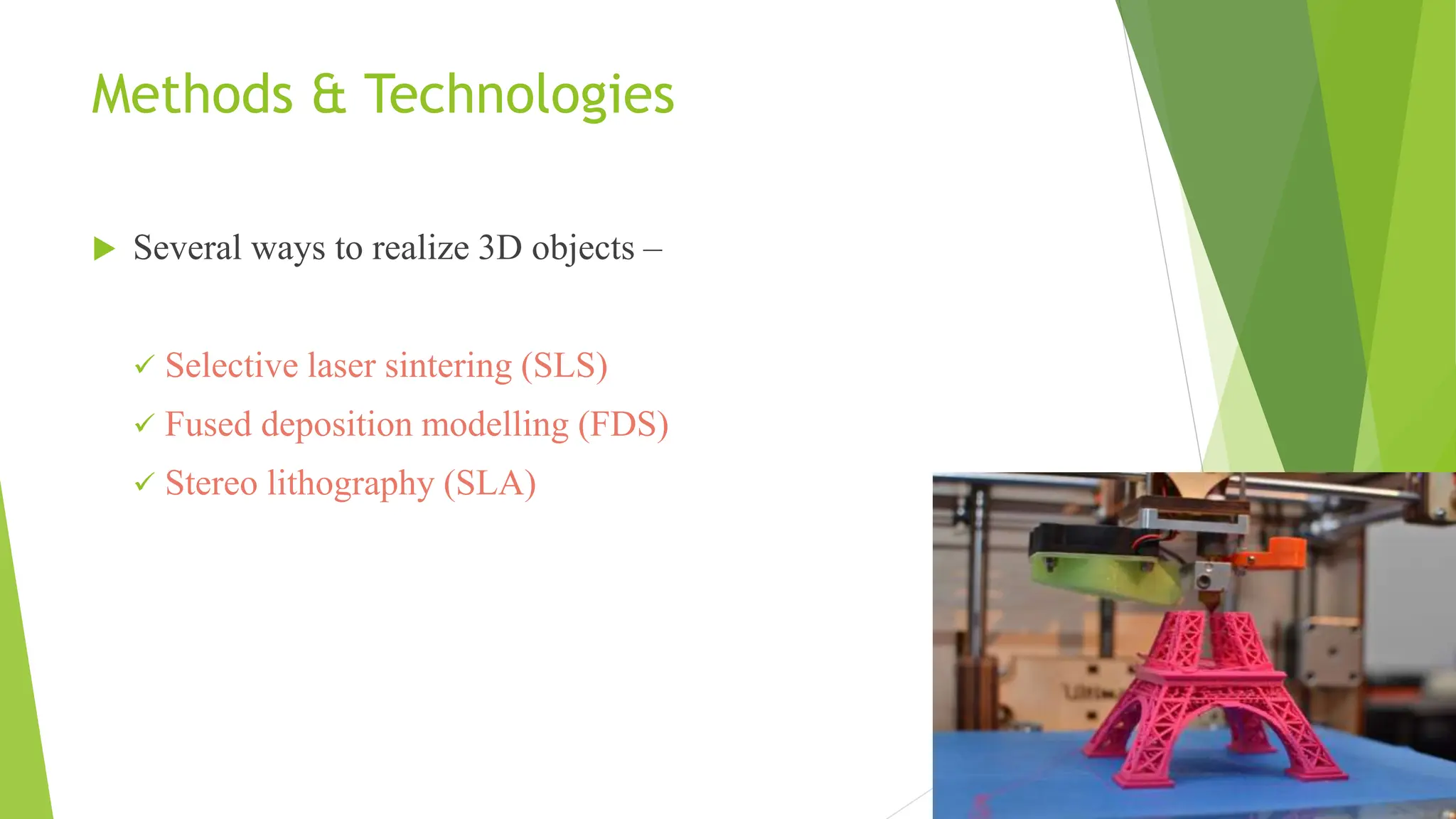 A presentation on 3D Printing technology .ppt