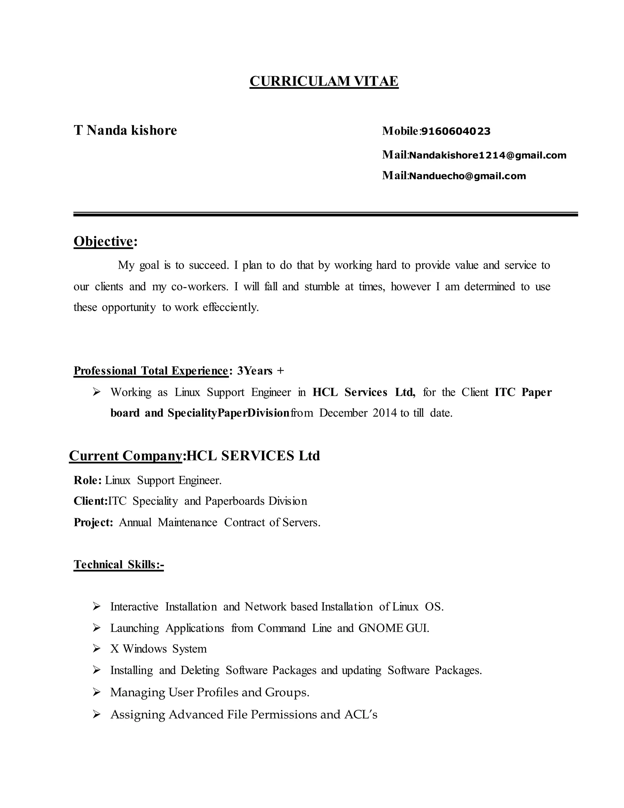 Nanda Kishore | DOCX