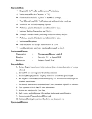 Sap Fresher CV | DOC