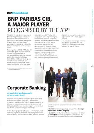 2012 CIB BNPP Annual report | PDF