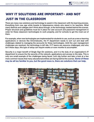 Identity and Access Management in Education - Common Issues and How to ...