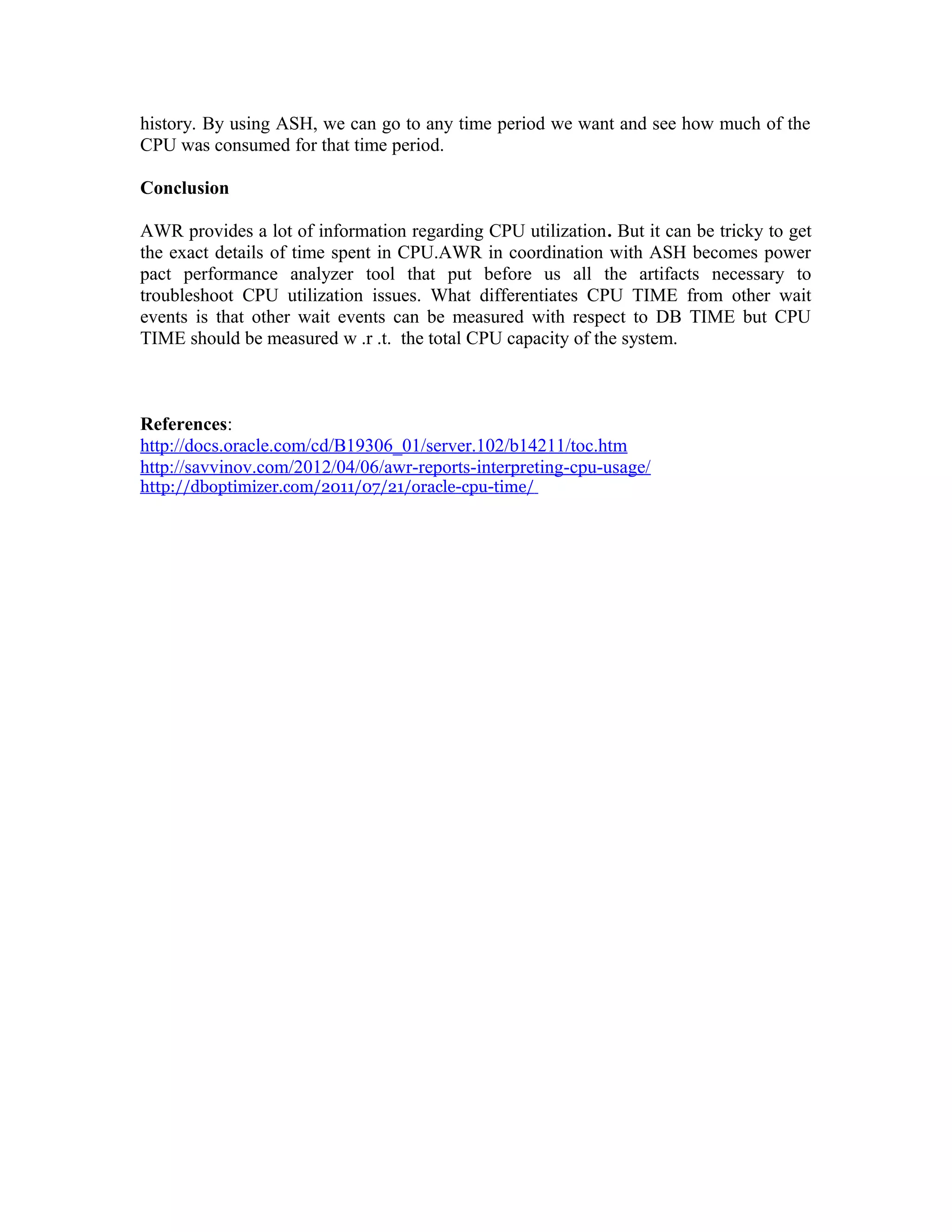 Awr Reports Measuring Cpu Doc