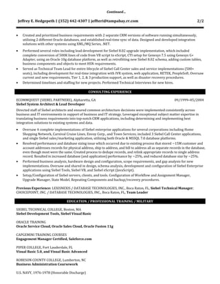 Hedgepeth_Jeffrey_Resume1 | DOC | Databases | Computer Software and Applications
