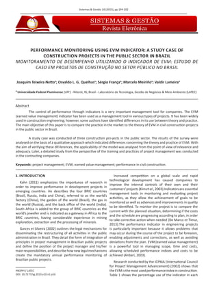 PERFORMANCE MONITORING USING EVM INDICATOR | PDF