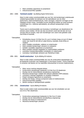 Curriculum vitae Mark Fransen | PDF