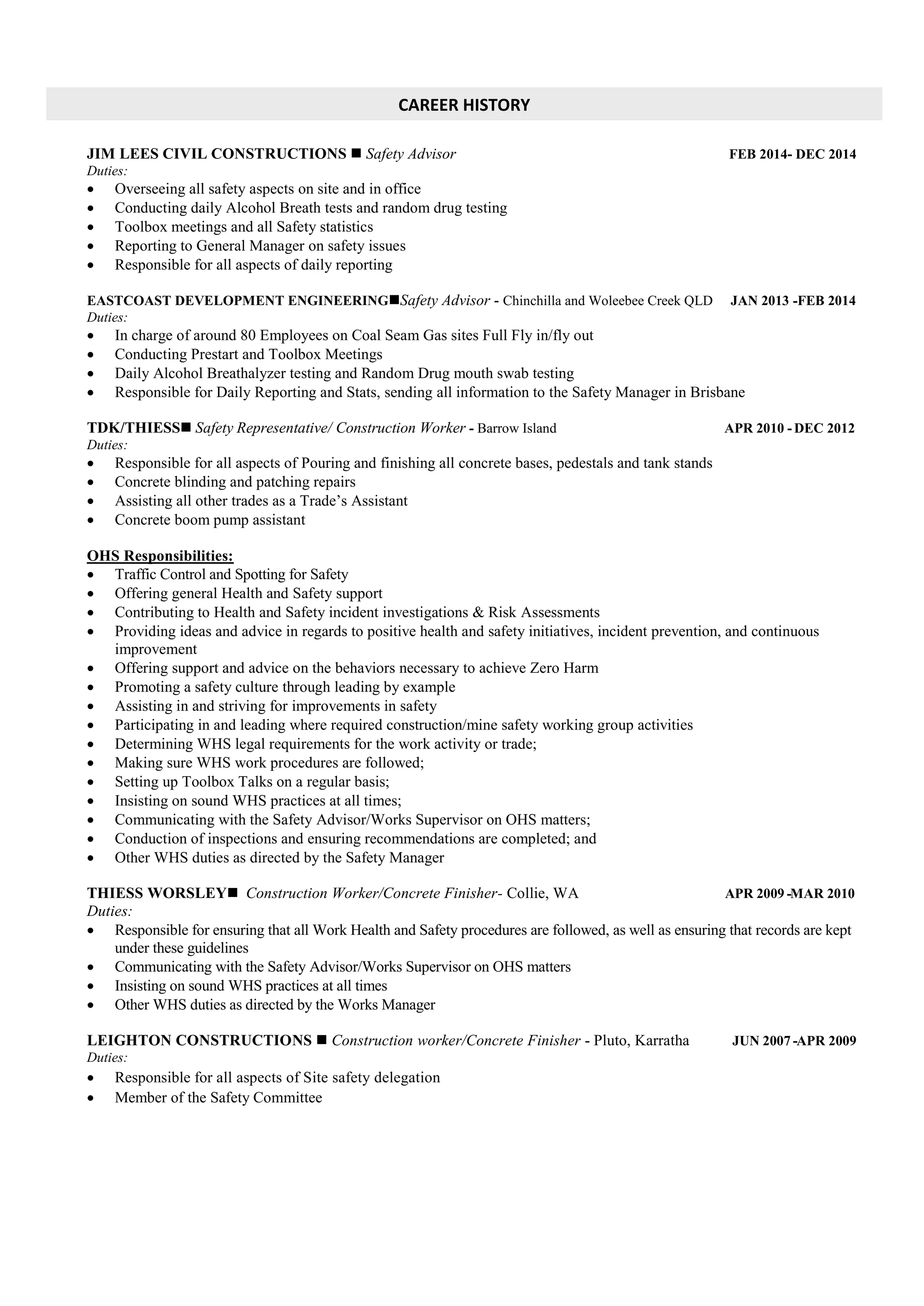 Gary Flowers Resume | PDF | Substance Abuse | Diseases and Conditions