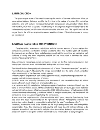 Green Engine Final Report | DOCX