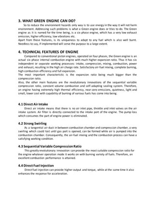 Green Engine Final Report | DOCX