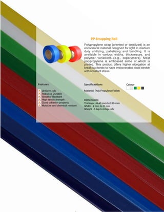 Strapping Rolls-profile | PDF