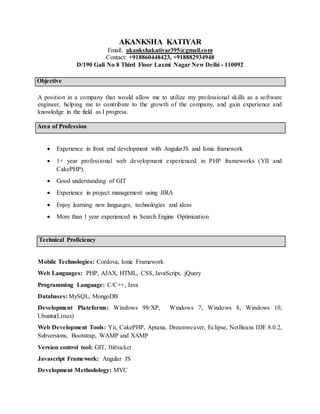 Akanksha_Katiyar_Resume (1) | PDF