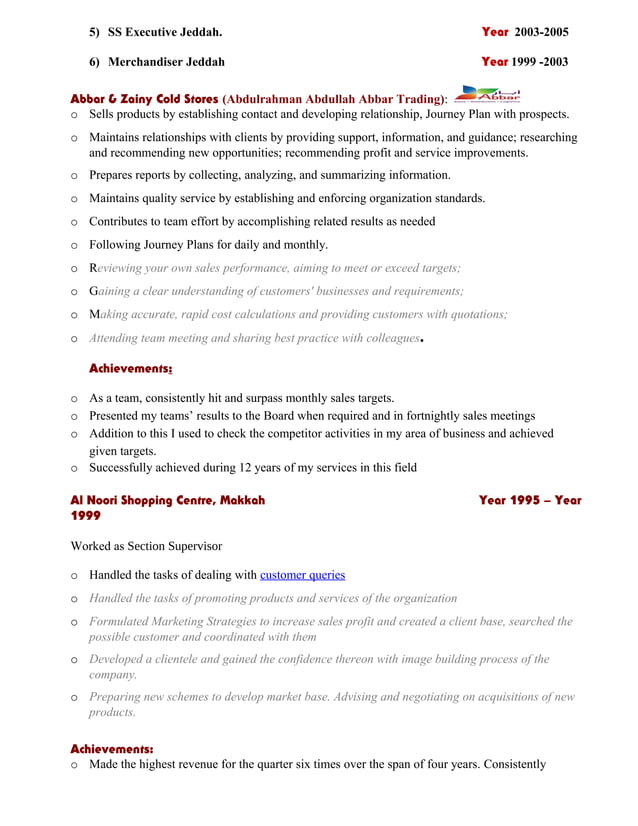Saidur Rahman Resume Pdf