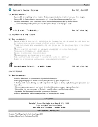 Heba 's Resume 2016 | DOCX