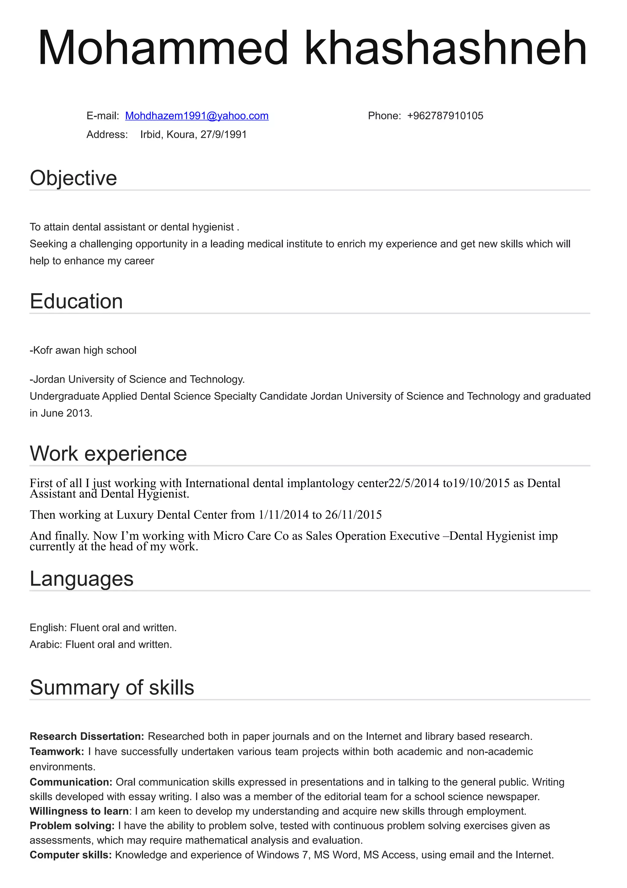 My_CV_muhammad | PDF